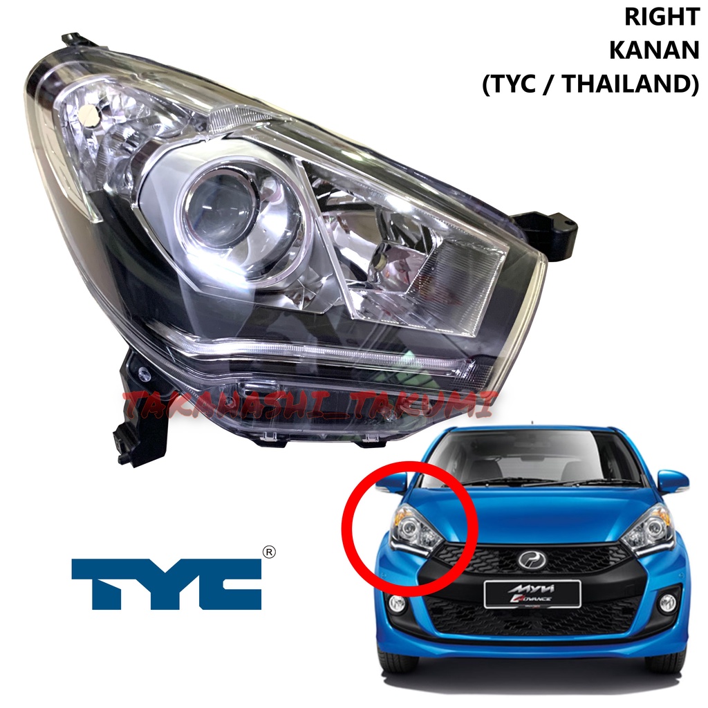 (TYC) Perodua Myvi Lagi Best Icon SE Advance 2015 Front Right Kanan ...