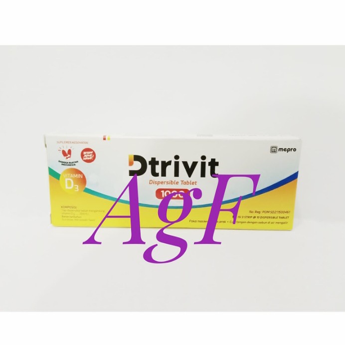 Dtrivit 1000 Dispersed Tabs contains 30 (Meprofarm) | Shopee Malaysia