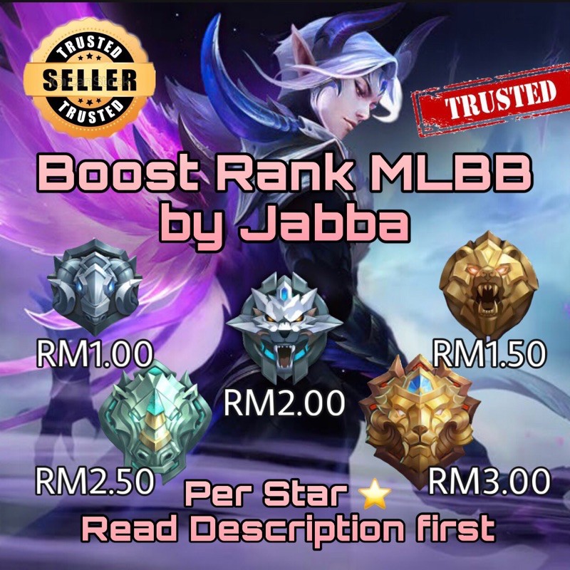 Boost Rank Mobile Legends Bang Bang MLBB Joki Ranked Push Rank | Shopee ...