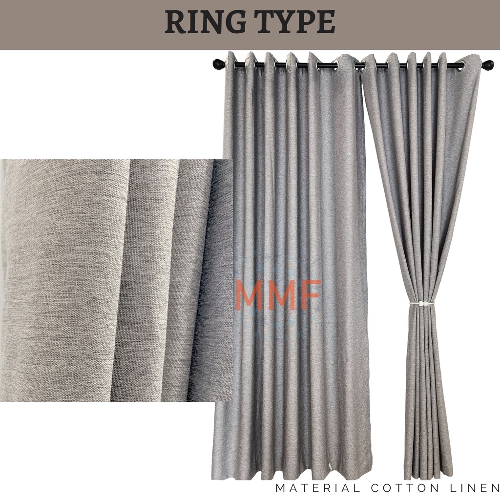 25 Apr LTD | Langsir Murah Ready Stock 80% Blackout langsir eyelet ring ...