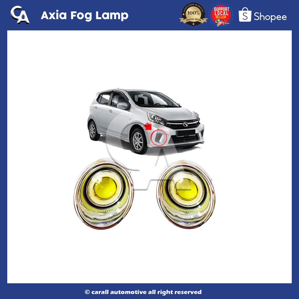 Perodua Axia LED Fog Lamp Sport Light Front Bumper Light Mentol Depan ...