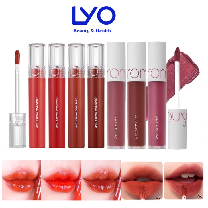 Romand Zero Velvet matte lipstick juicy lasting lip gloss 20 glasting ...