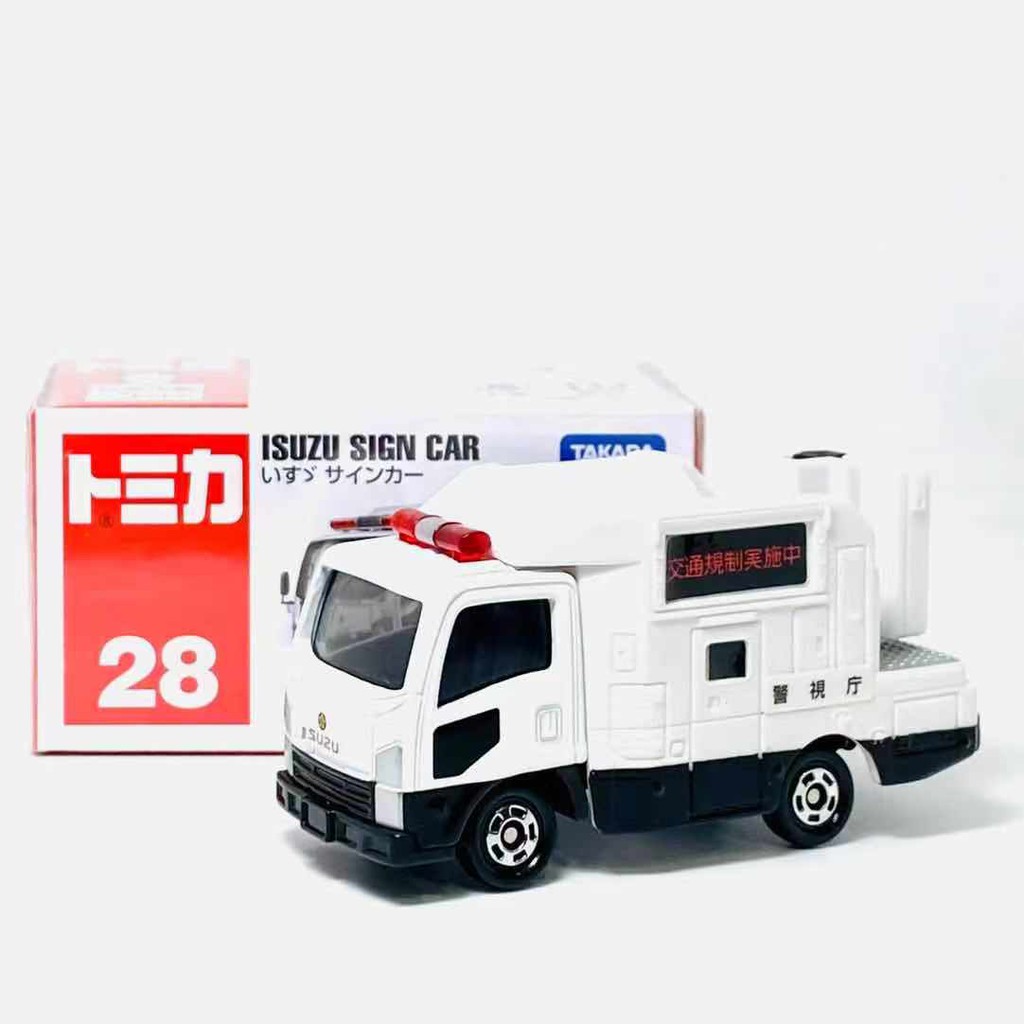 Original No.28 Isuzu Sign Car Tomica Takara Tomy Die-Cast Model ...