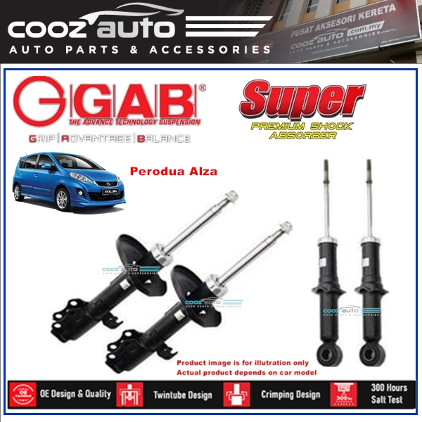 CLEARANCE Perodua Alza GAB Super Premium Shock Absorber Suspension ...