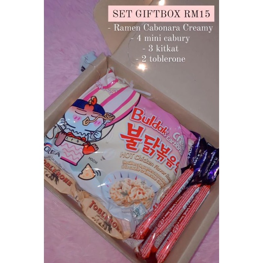RM20 Giftbox Ramen| chocolate gift box/surprise box/birthday box ...