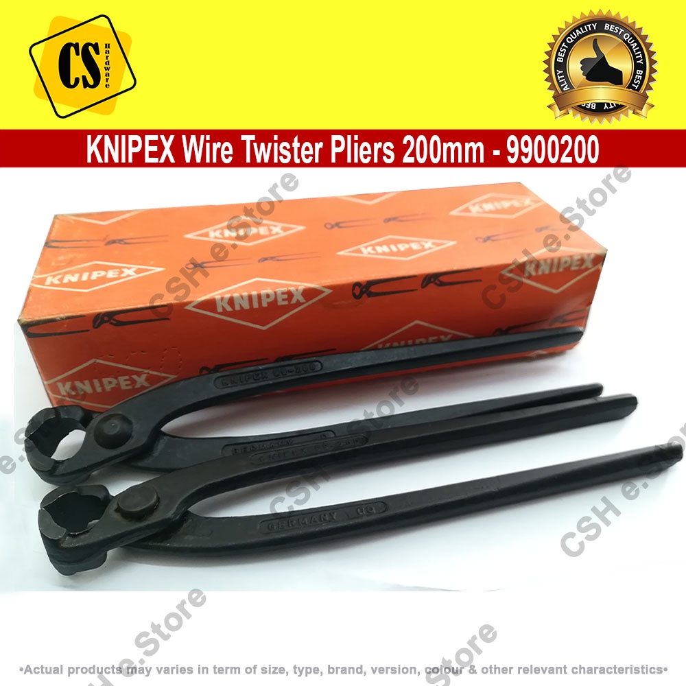 KNIPEX Wire Twister Pliers 200mm Pincer Pliers 9900200 Original from ...
