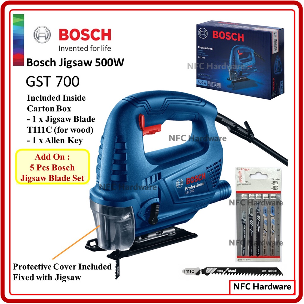 BOSCH GST 700 Jigsaw 500W | Shopee Malaysia