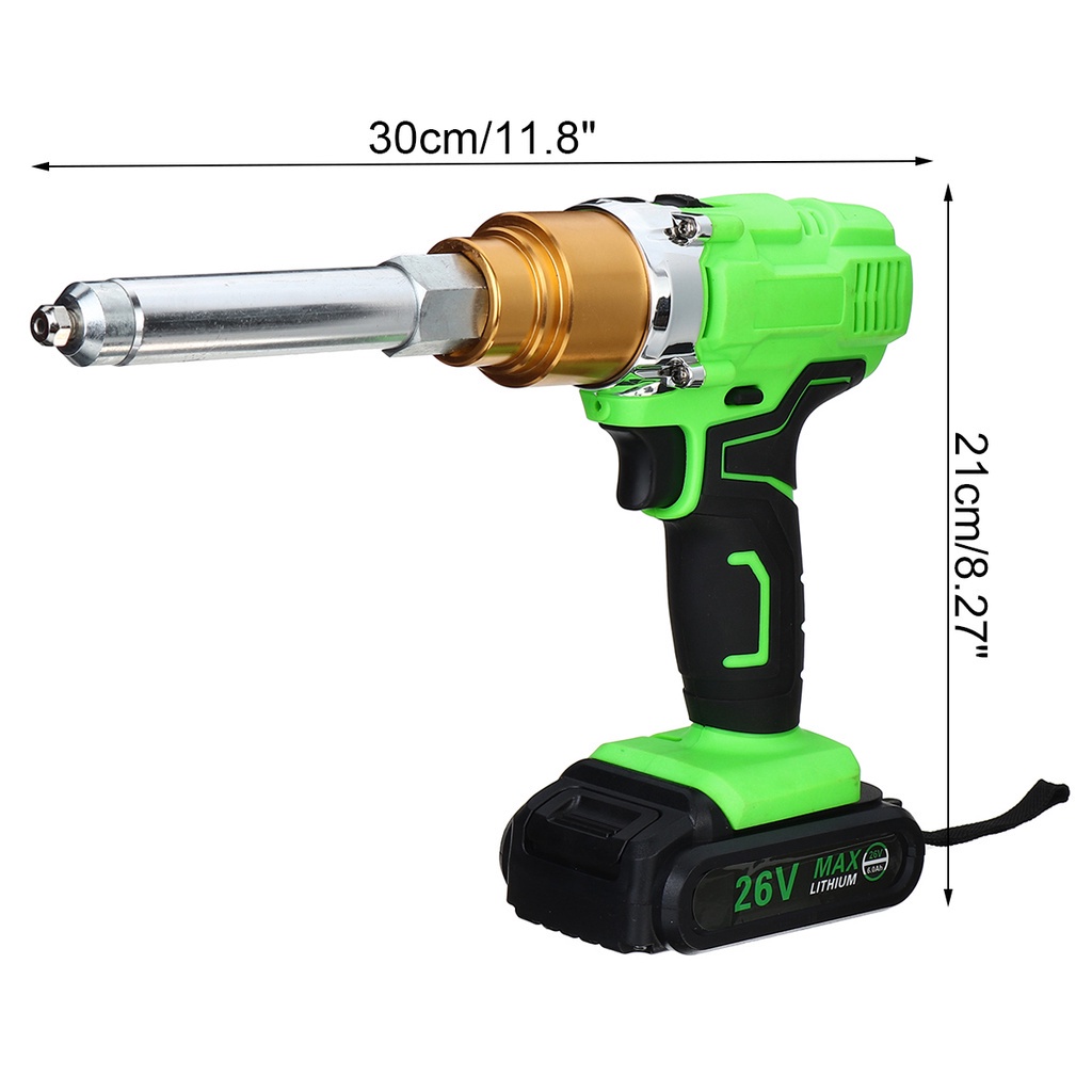 Electric Rivet Guns Electric Cordless Blind Rivet Guns 21 mm Insert Nut ...