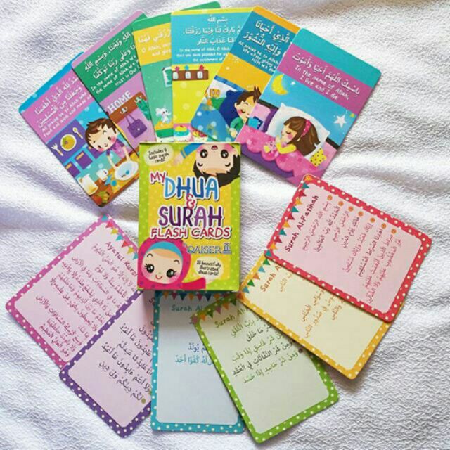 My Dhua & Surah flashcards | Shopee Malaysia