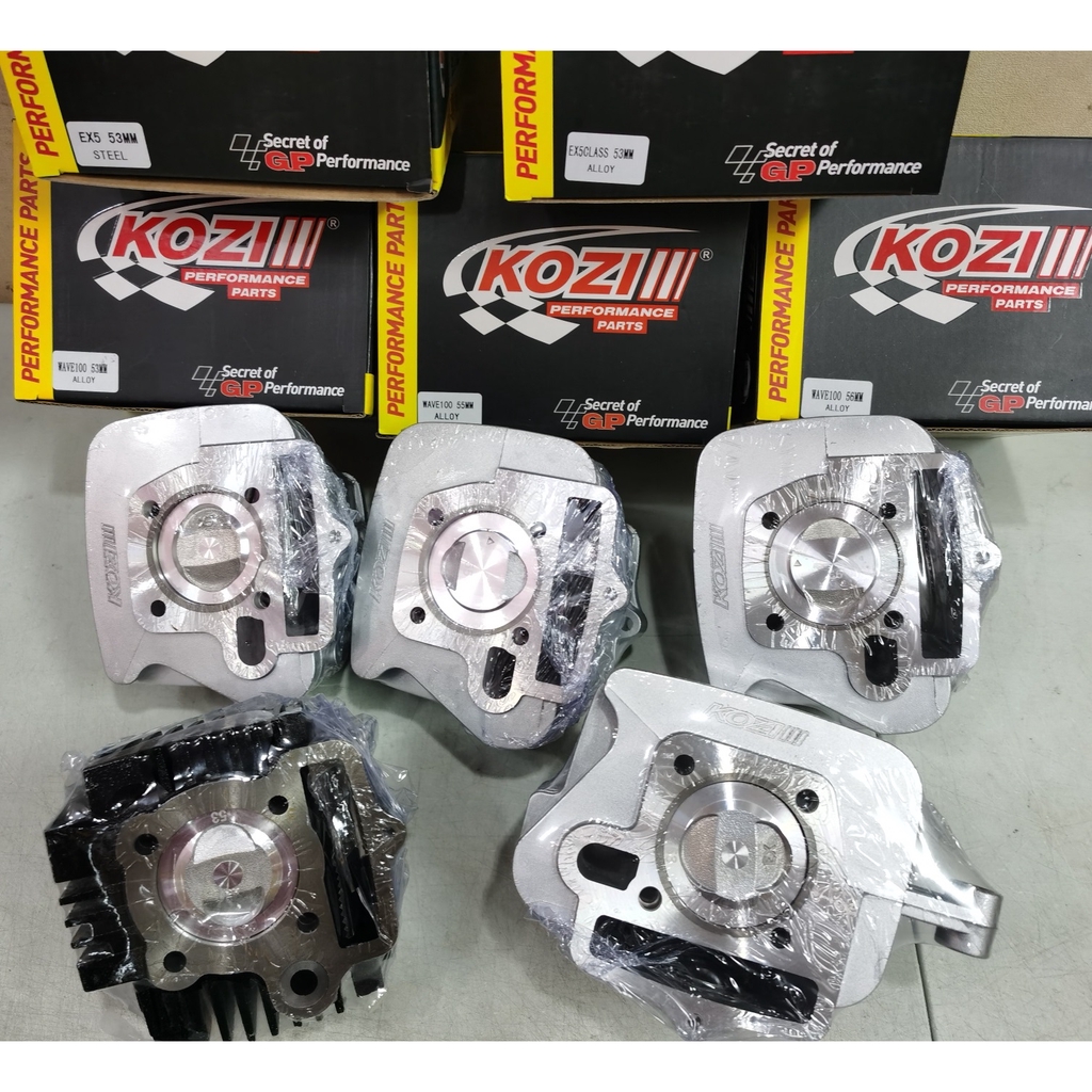 KOZI EX5 WAVE100 EX5 DREAM EX5 HI-POWER CLASS RACING BLOCK KIT 53MM ...