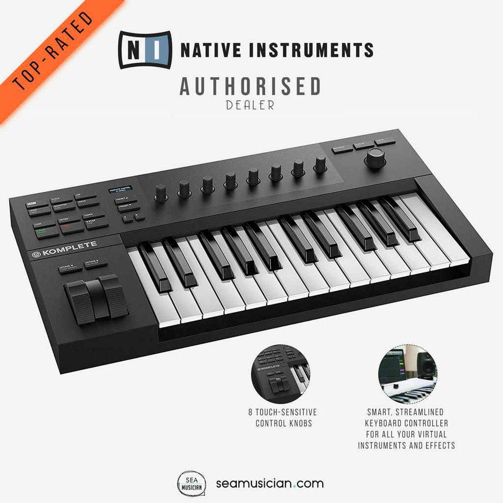 NATIVE INSTRUMENTS A25 KOMPLETE KONTROL 25-KEYS KEYBOARD CONTROLLER ...