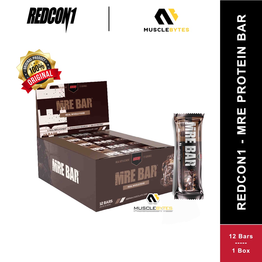 REDCON1 - MRE Bar [1 Box / 12pcs] [Protein Bar] | Shopee Malaysia