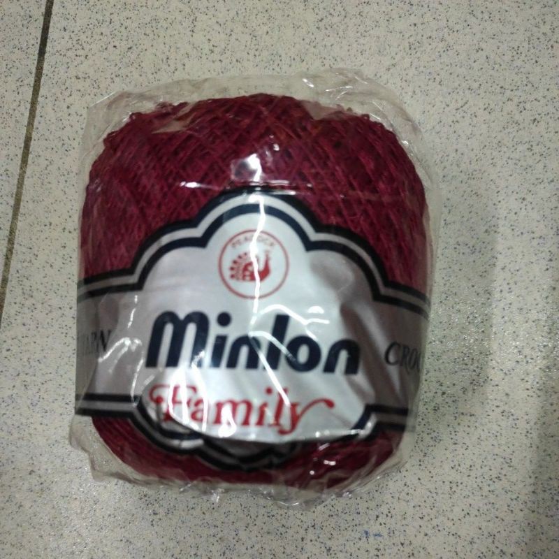 130+-g Minlon Family Crochet Thread Knitting Yarn | Shopee Malaysia