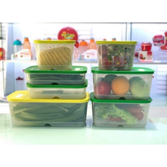 Ventsmart 7-box Tupperware cooler box set with breathing button ...