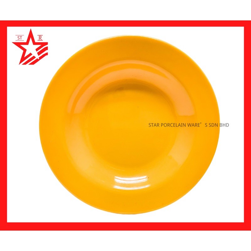 PINGGAN SUP BULAT melamin (OREN) (NETT) PINGGAN MELAMINE | Shopee Malaysia