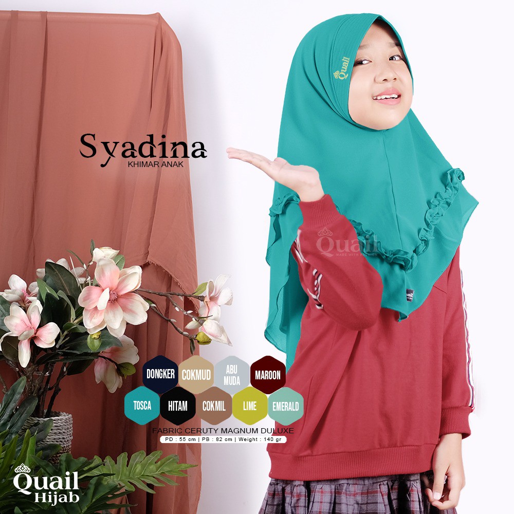 Syadina QUAIL HIJAB Children's HIJAB | Shopee Malaysia