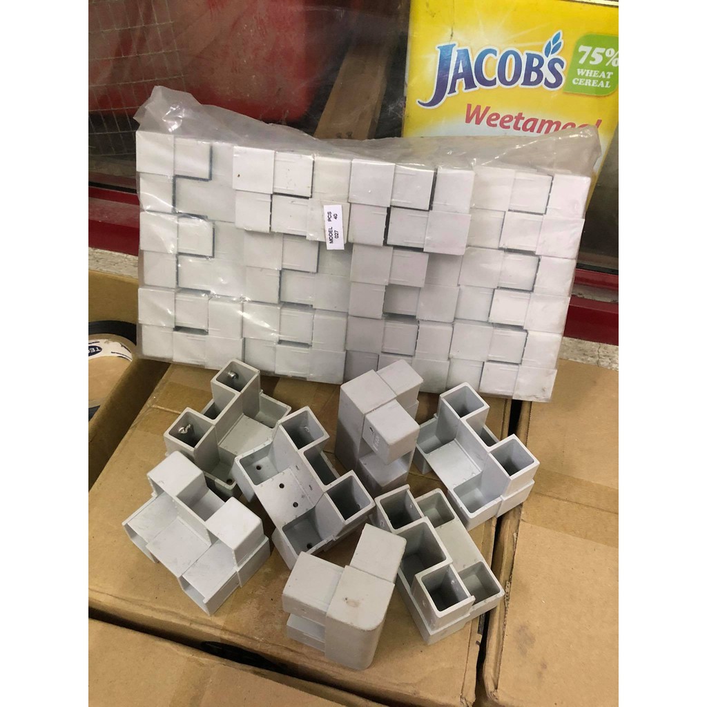 PVC Bracket Code: 027 - 1'' x 3'' Corner Bracket DIY Home Improvement ...