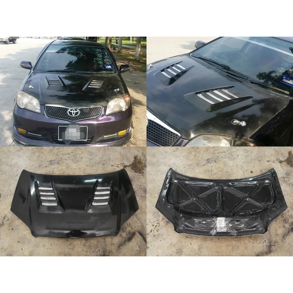 Toyota Vios NCP42 Bonnet Hood Carbon Fiber | Shopee Malaysia