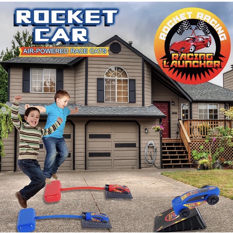 Rocket Car Launcher Air Powered 2 Cars and 2 Launchers | Shopee Malaysia