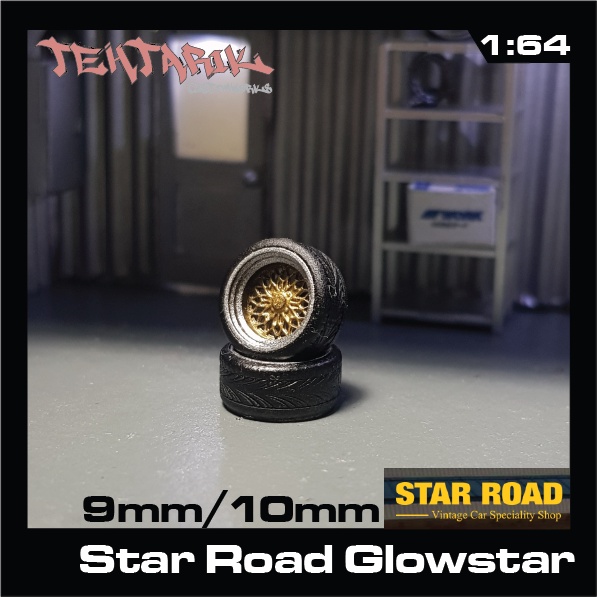 Star Road Glowstar Resin Rims 1:64 Scale 9mm 10mm | Shopee Malaysia
