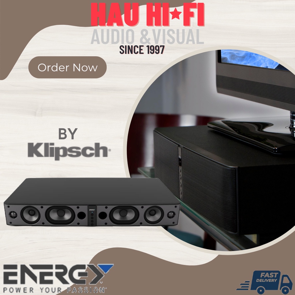 Energy by Klipsch Power Base TV Sound System w/ Bluetooth Build in Subwoofer | Shopee Malaysia