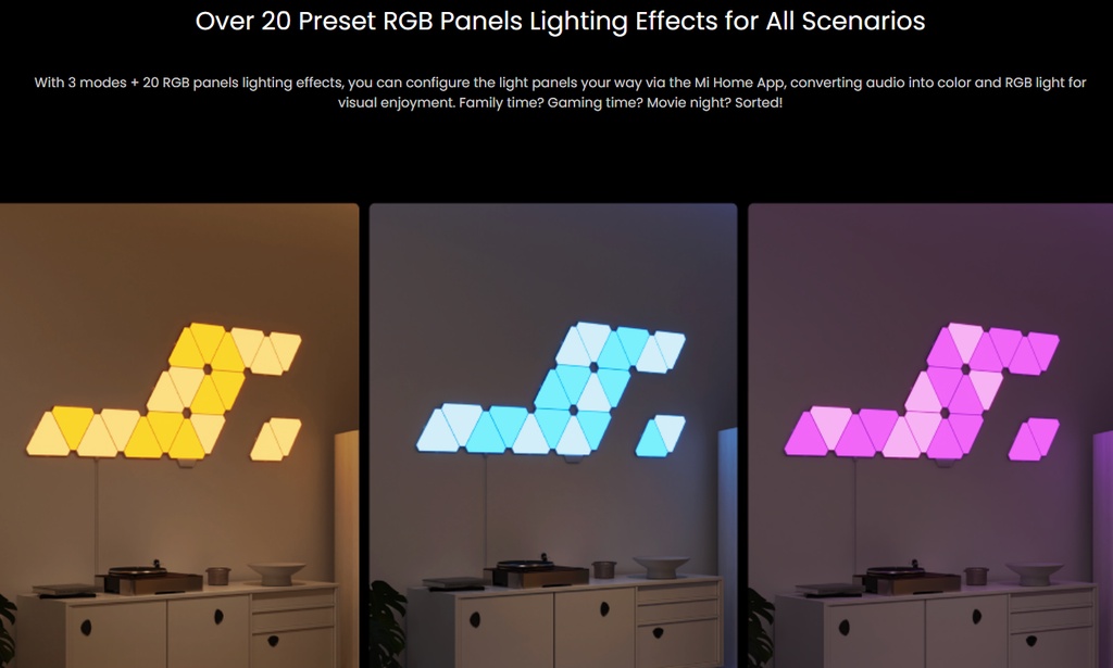 Yeelight Smart RGB LED Light Panels | Shopee Malaysia
