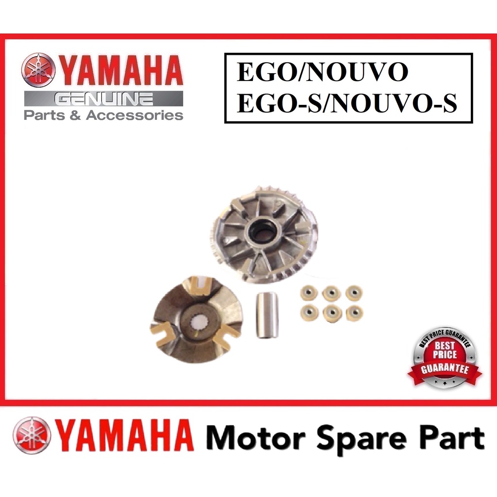 YAMAHA EGO / EGO-S / NOUVO / NOUVO-S FRONT PULLEY SET 0 ASSY COMP COMPLETE SET DEPAN PULEY EGOS ...