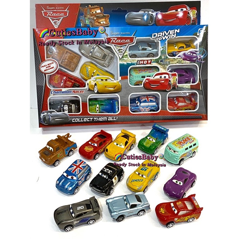 Pixar Cars Super Race McQueen Collection Toys Cars 🔥Ready Stock🔥Mainan ...