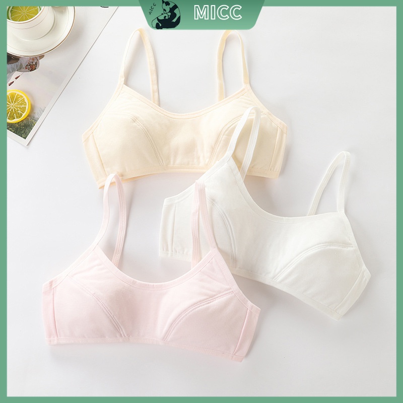 Student Development Period Girl Pure Cotton Sling Breathable Non-steel ...