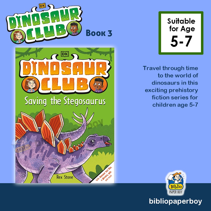 Dinosaur Club Series : Book 3 - Saving the Stegosaurus | Shopee Malaysia