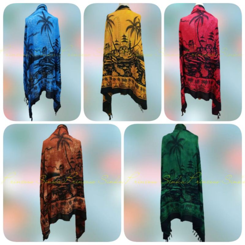 Balinese beach cloth with Nyiur Beach motifs, the newest and eternal ...