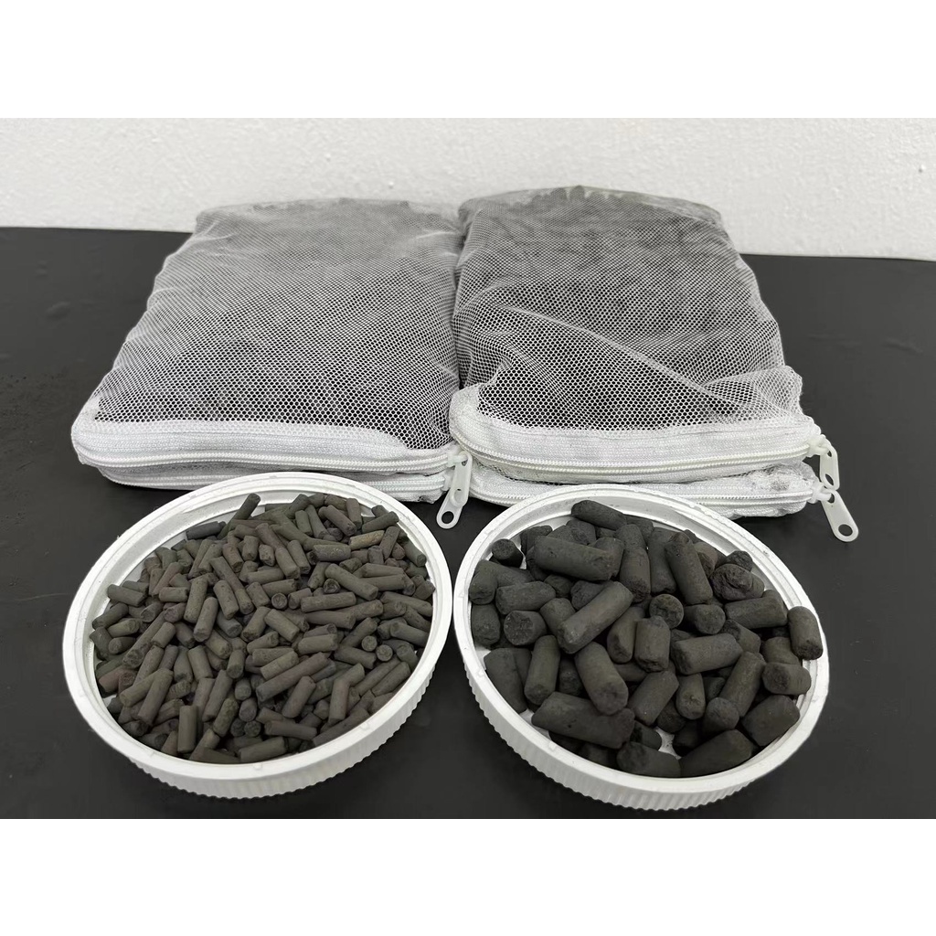 **Ready Stock**500g Bio Filter Media Activated Carbon With Mesh Bag ...