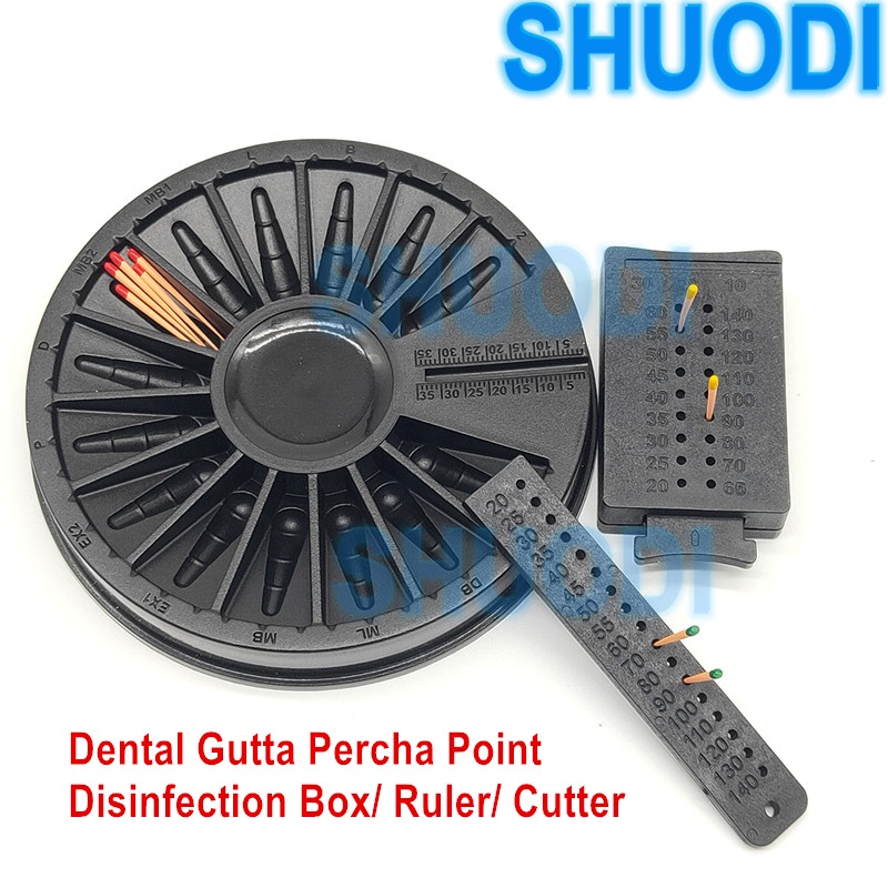Dental Disinfection Box Point Cutter Measuring Endo Rulers Autoclavable ...
