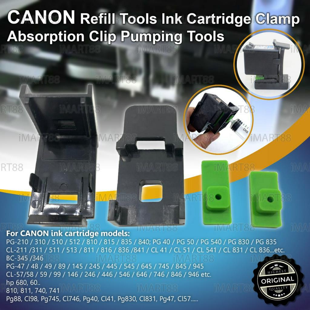 Universal HP Canon Printer Ink Refill Catridge Clip Clamp Absorption ...