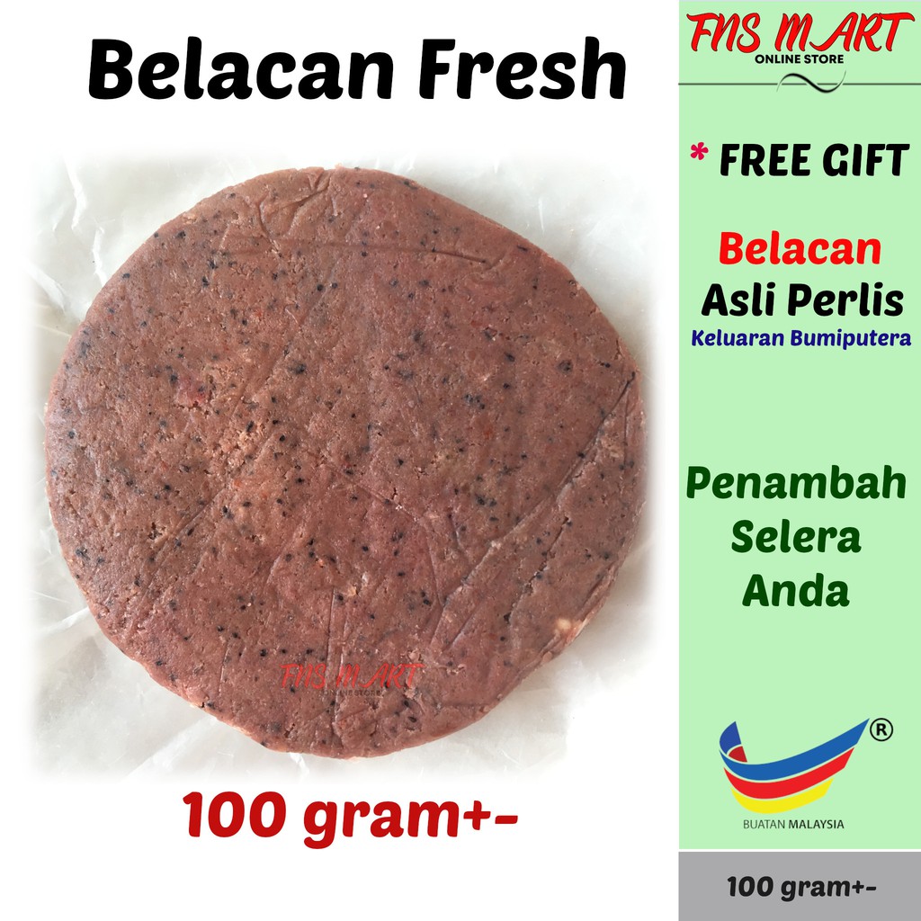 Belacan Tempatan Perlis Udang Segar 100g Bumiputera Muslim Pak Long Pa ...