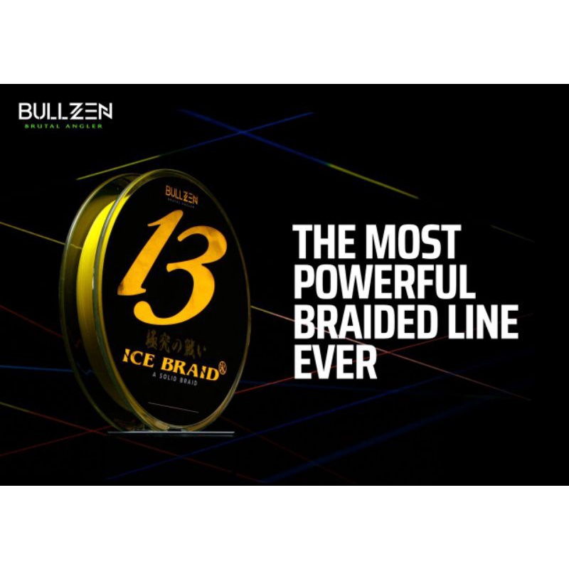 BULLZEN ICE BRAID 13X SOLID BRAID LINE (13 SULAM) | Shopee Malaysia