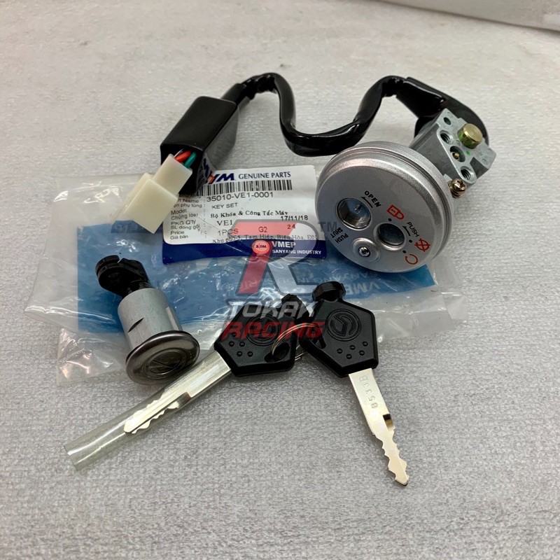 SYM SPORT RIDER KEY SET ORIGINAL 35010-VE1-0001 | Shopee Malaysia