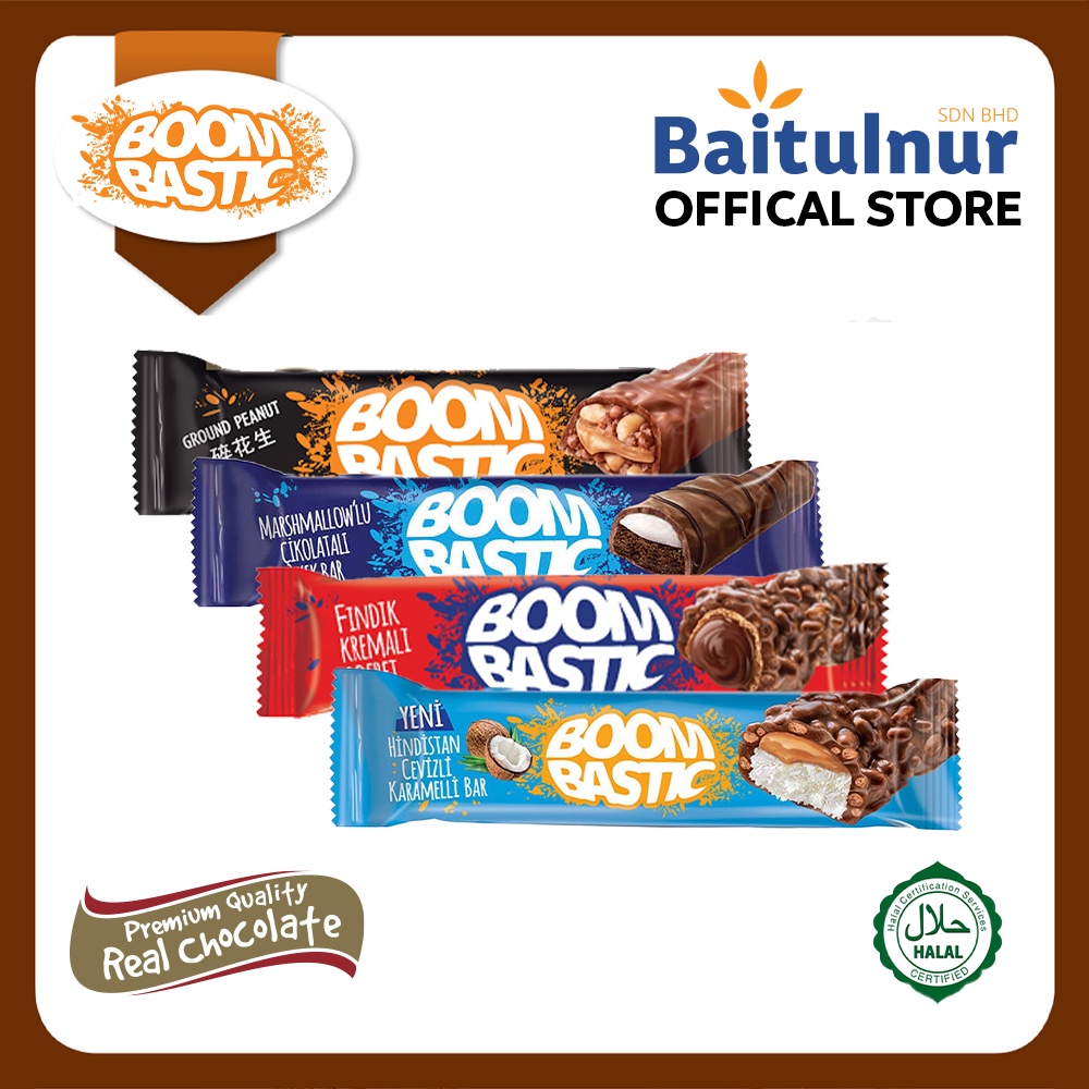 Boombastic Chocolate Bar 35g | Shopee Malaysia