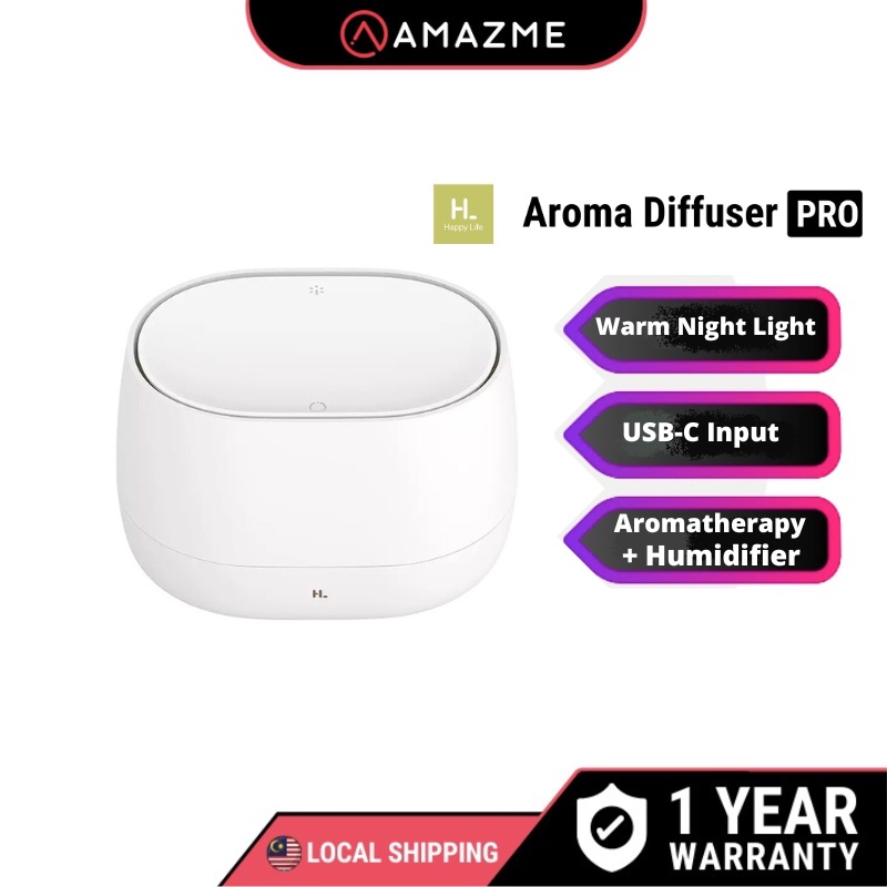 Happy Life HL Pro Humidifier Air Aromatherapy Aroma Diffuser 3 in 1 ...