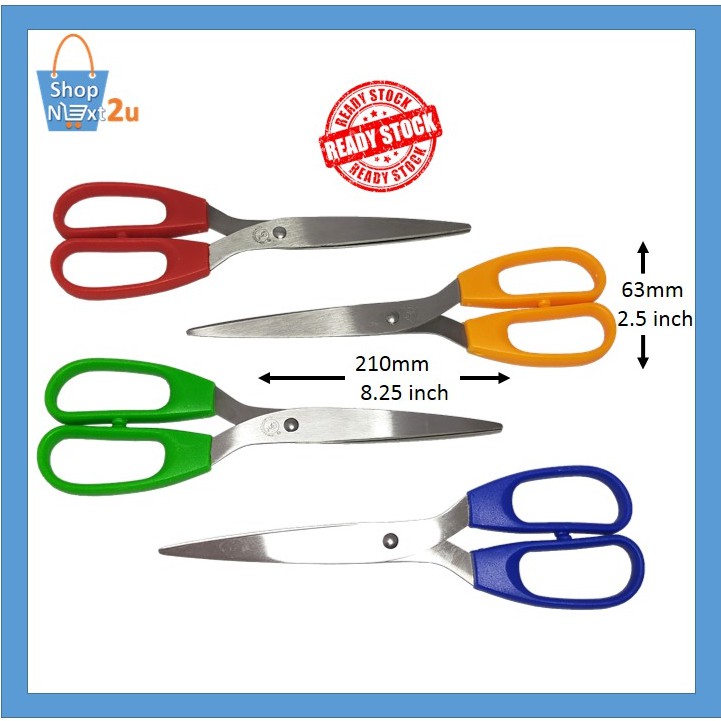 8" scissors | kitchen scissors | stainless steel | gunting dapor ...
