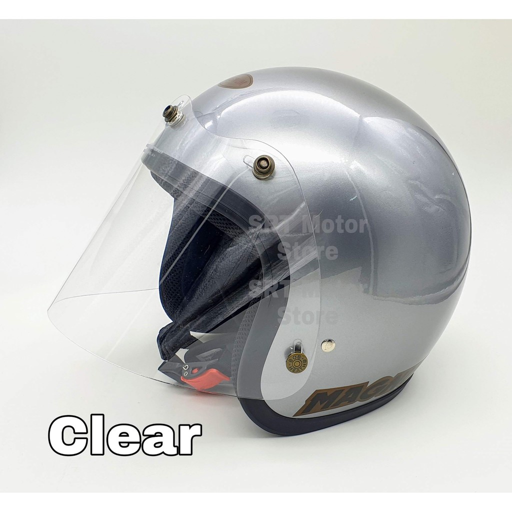 BOB HEATH Visor 5 Button Visor Helmet 5 Butang SGV LTD Magnum - Purple ...