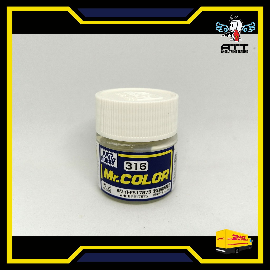MR.COLOR 316 WHITE FS17875 10ML (Gunpla Gundam Paint Model Kit Tools ...