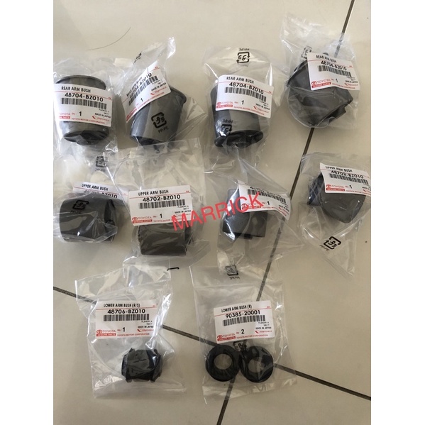 Perodua Kelisa Kenari rear trailing arm bush set 11 pieces Daihatsu ...