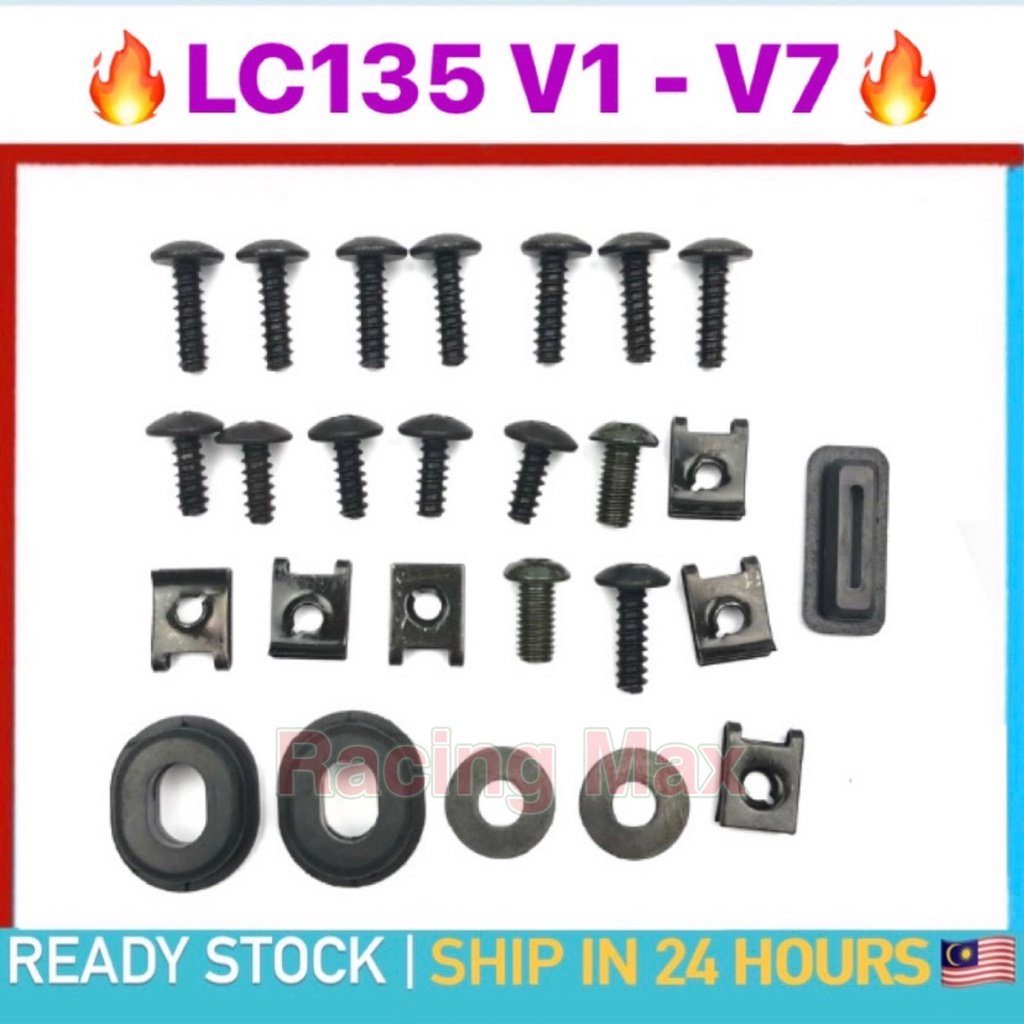 HANDLE COVER SCREW YAMAHA LC135 V1 OLD NEW V2 V3 V4 V5 V6 V7 LC 135 ...