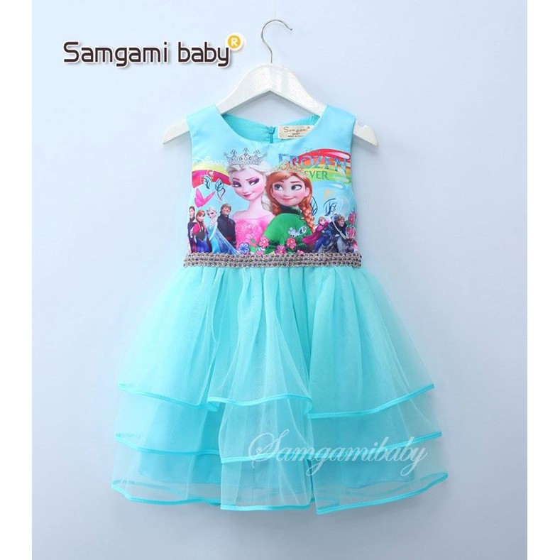 Princess Frozen Anna Elsa Hello Kitty Girl Kids Dress Gown Cartoon ...