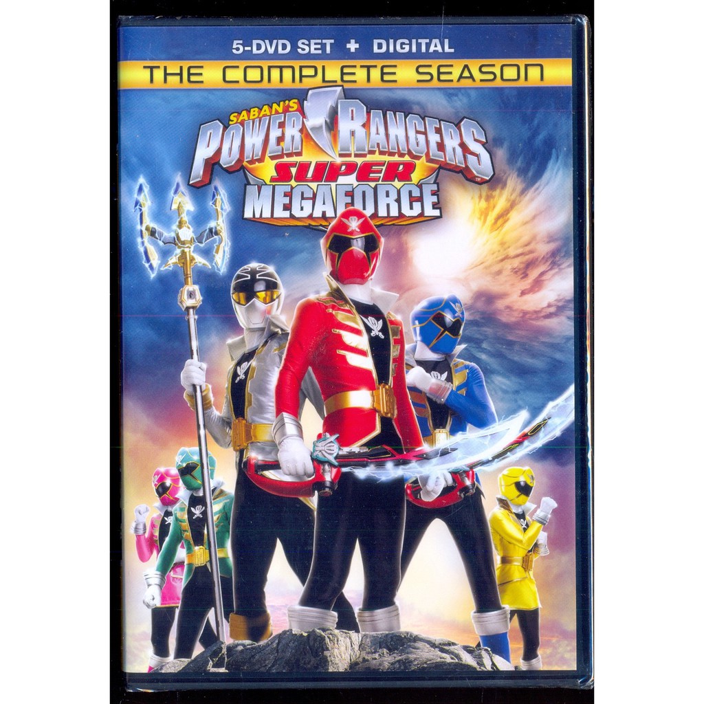 Power Rangers Super Mega Force The Complete Season [ DVD ] | Shopee ...