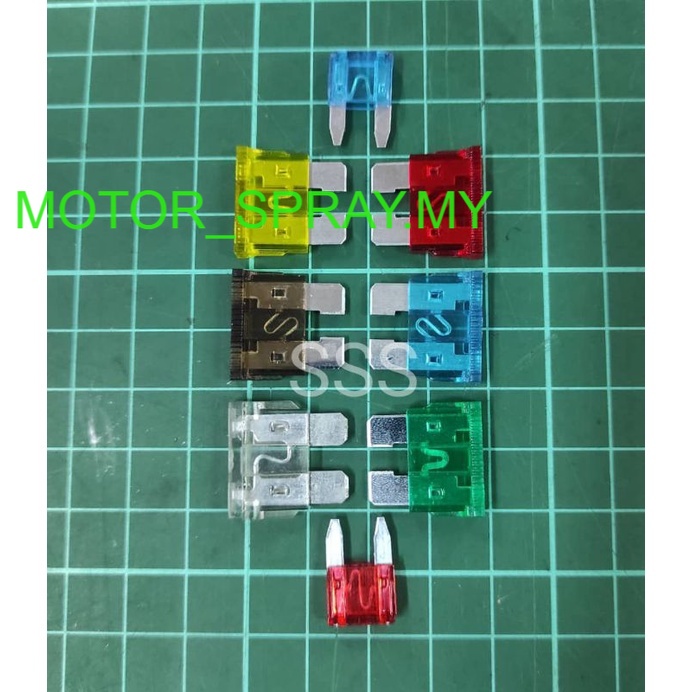 FUSE Y15ZR TZM WAVE125 7.5A / 10A / 15A / 20A / 25A / 30A relay motor ...