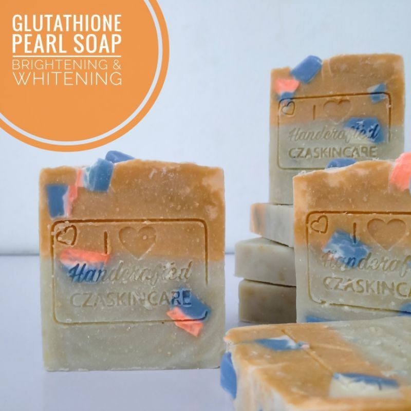 🎀 READY STOCK 🎀 Glutathione Pearl Soap 100% Handcrafted Cold Soap ...