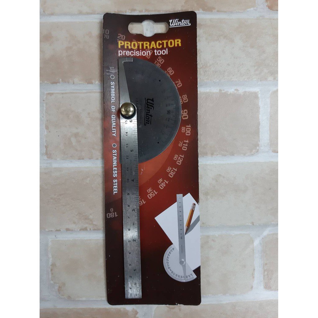 WINTON Degree Gauge Plate(Protractor) | Shopee Malaysia