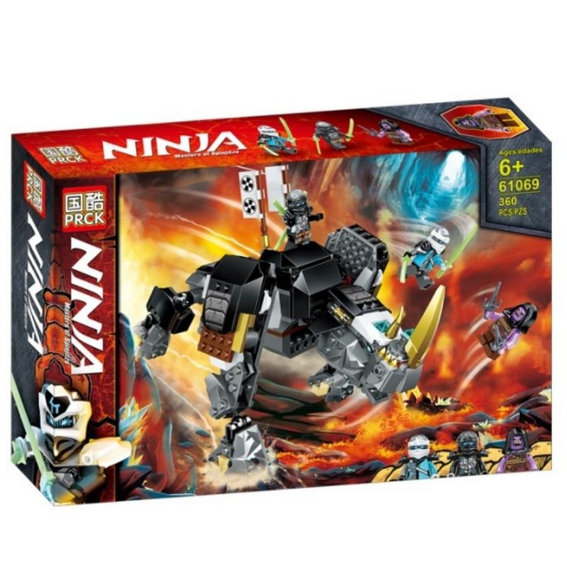 Lego Block Ninjago Robot Rhino Attack Rhino Robot | Shopee Malaysia